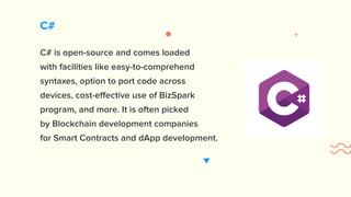 Top 10 Blockchain Programming Languages to Learn in 2020 | PPT