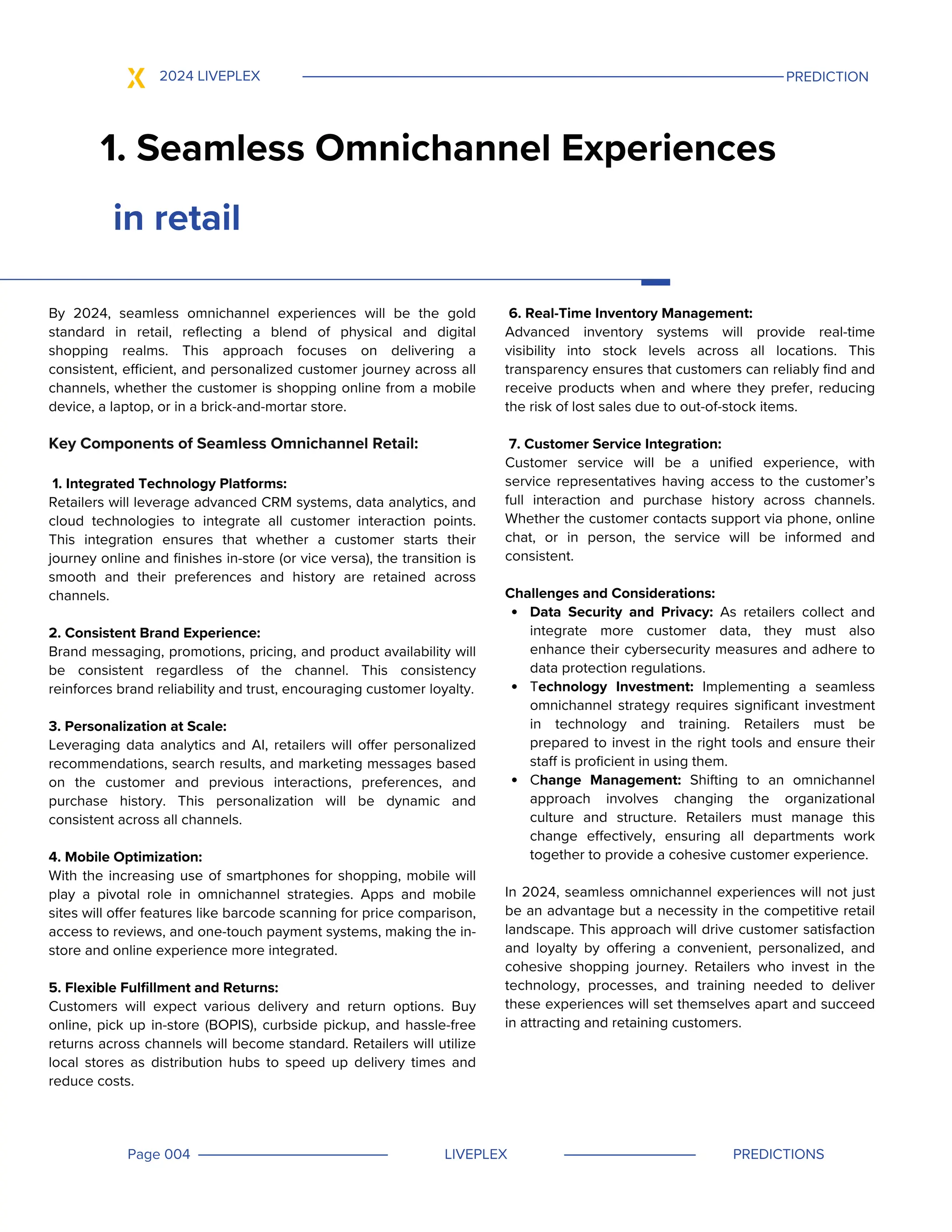 TOP 10 BOLD PREDICTIONS FOR RETAIL IN 2024 | PDF