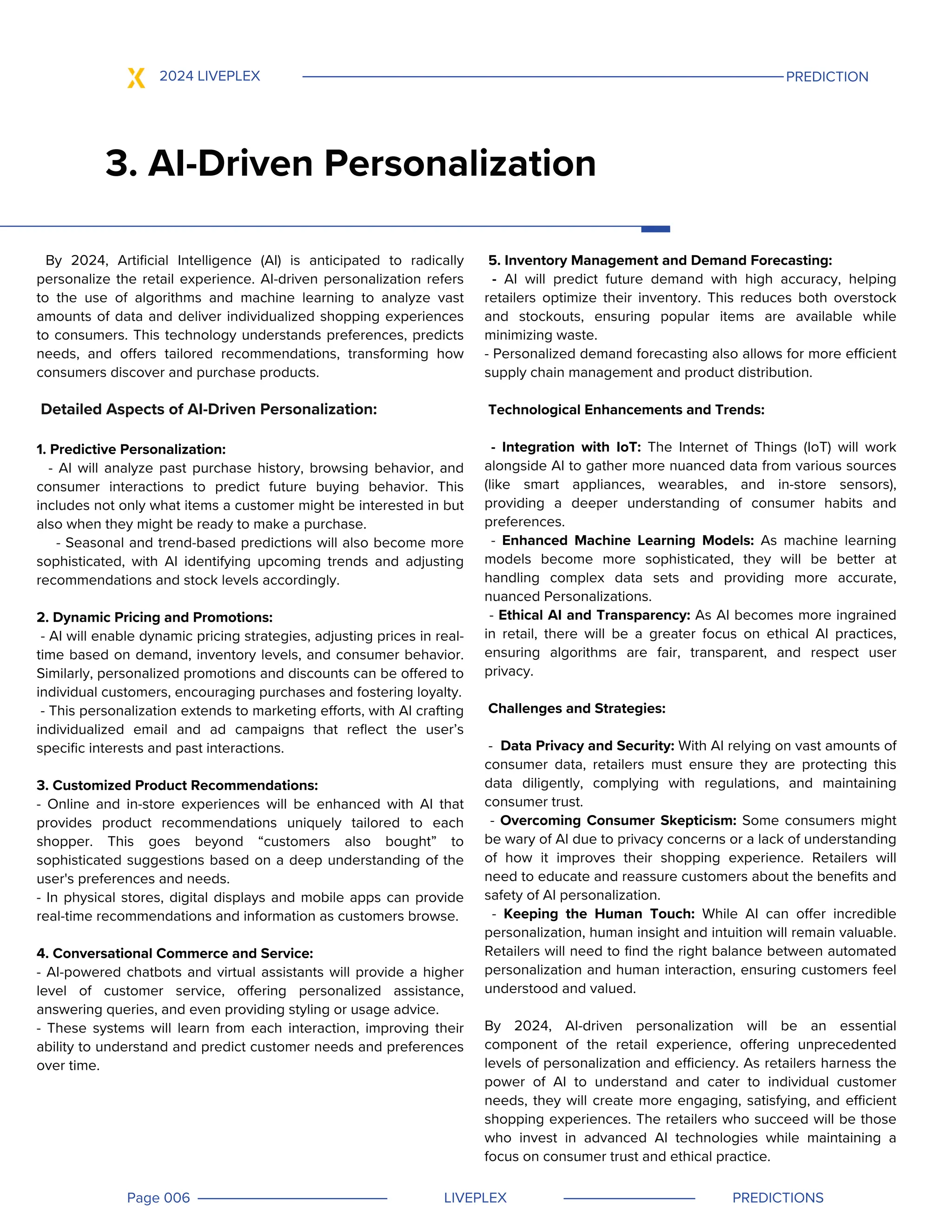 TOP 10 BOLD PREDICTIONS FOR RETAIL IN 2024 | PDF