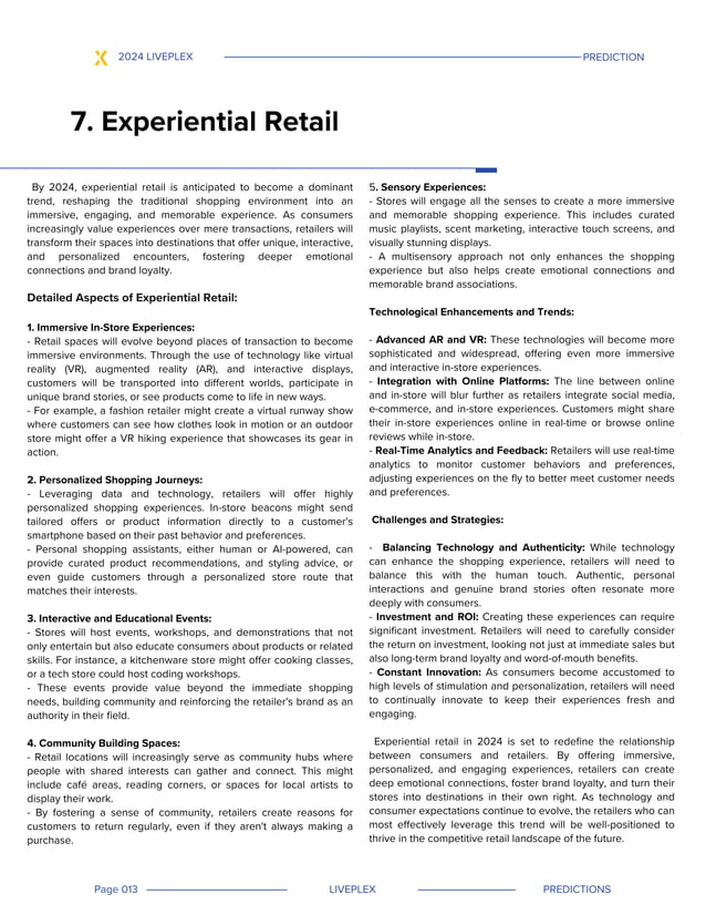 TOP 10 BOLD PREDICTIONS FOR RETAIL IN 2024 | PDF | Retail Industry ...