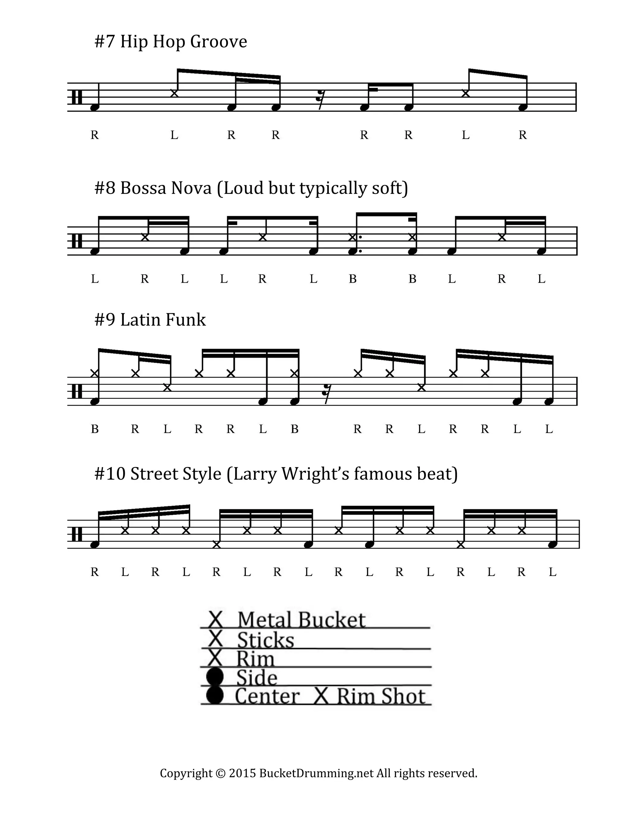 Top 10 bucket drumming beats! | PDF