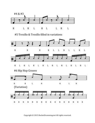 Top 10 bucket drumming beats! | PDF