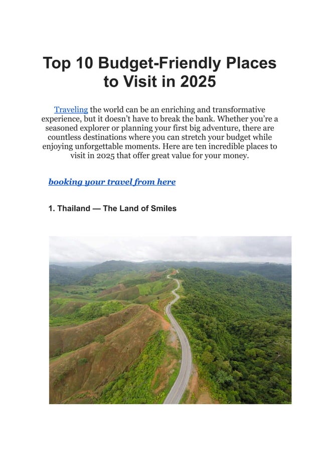 Top 10 Budget-Friendly Places to Visit in 2025.pdf