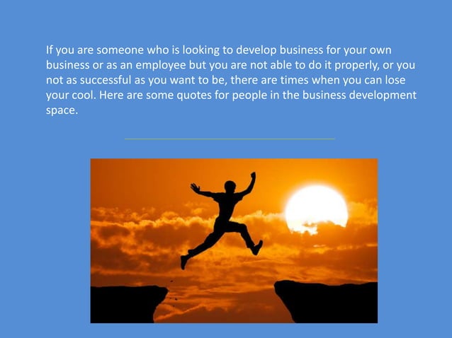 Top 10 business development quotes | PPT