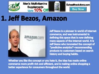 Top 10 List of greatest business leader today