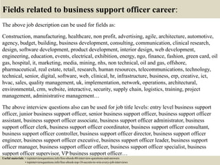 Top 10 business support officer interview questions and answers | PPTX