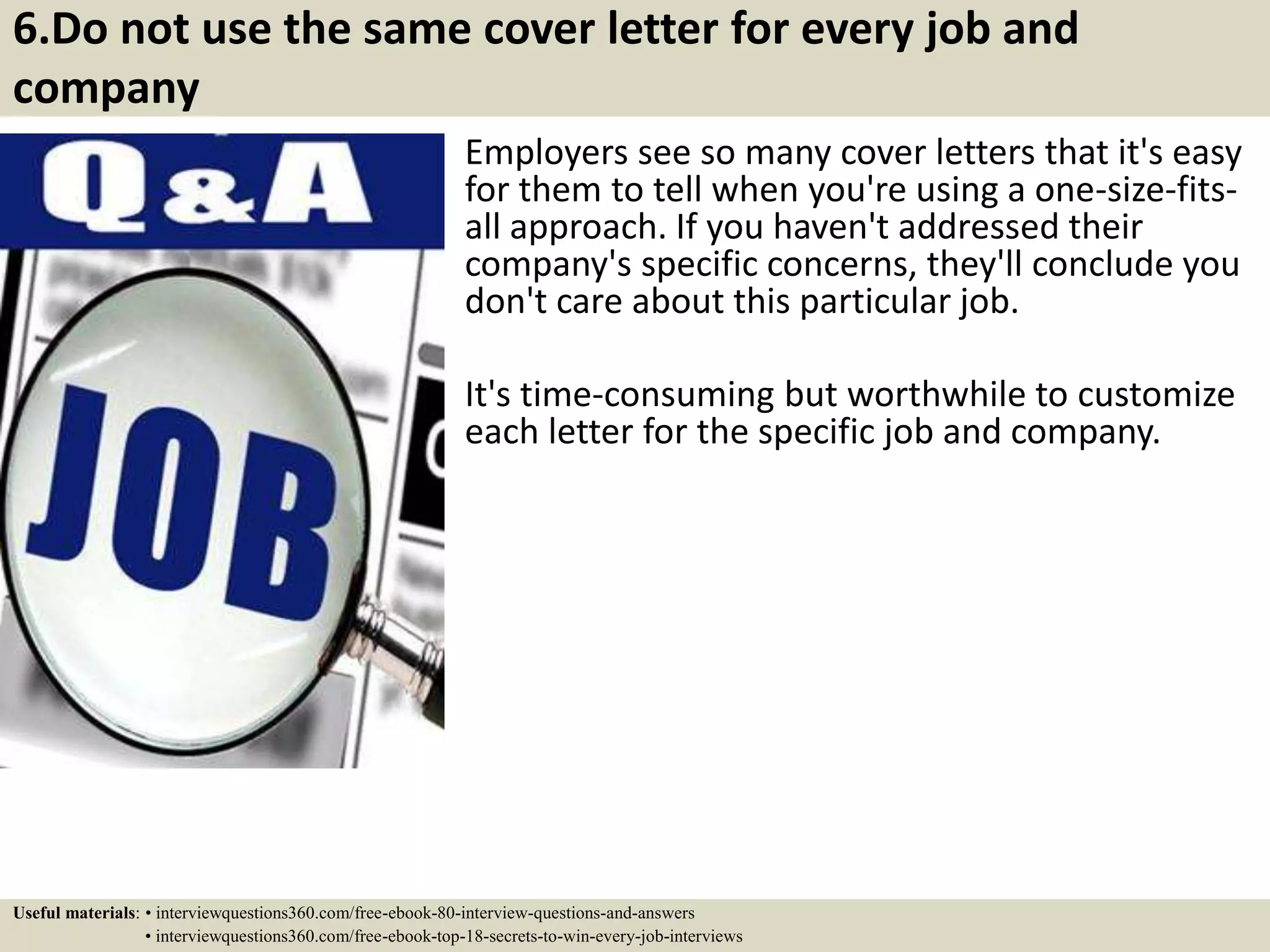 Top 10 call center cover letter tips | PPTX