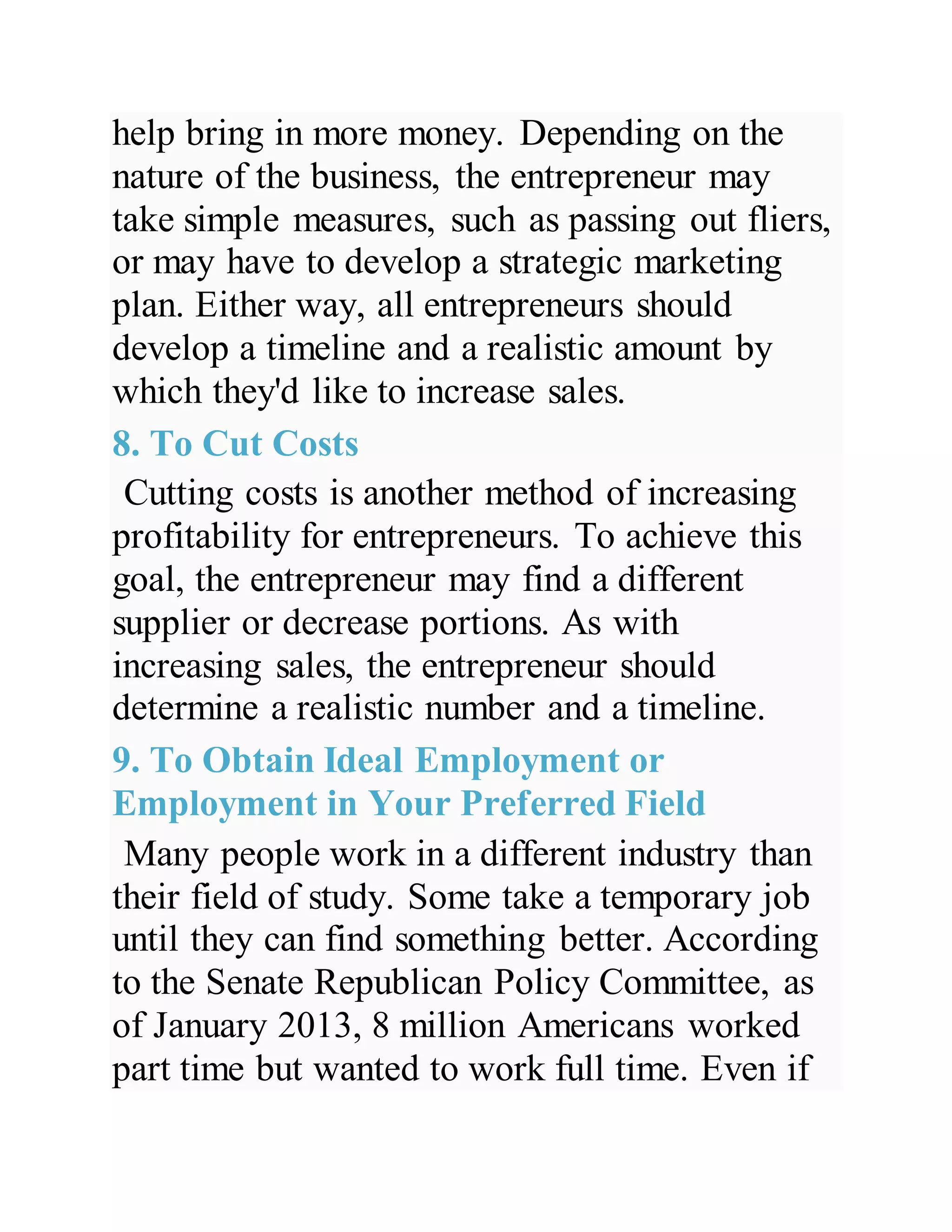 Top 10 career goal examples | DOCX | Resume Writing and Advice | Job Search