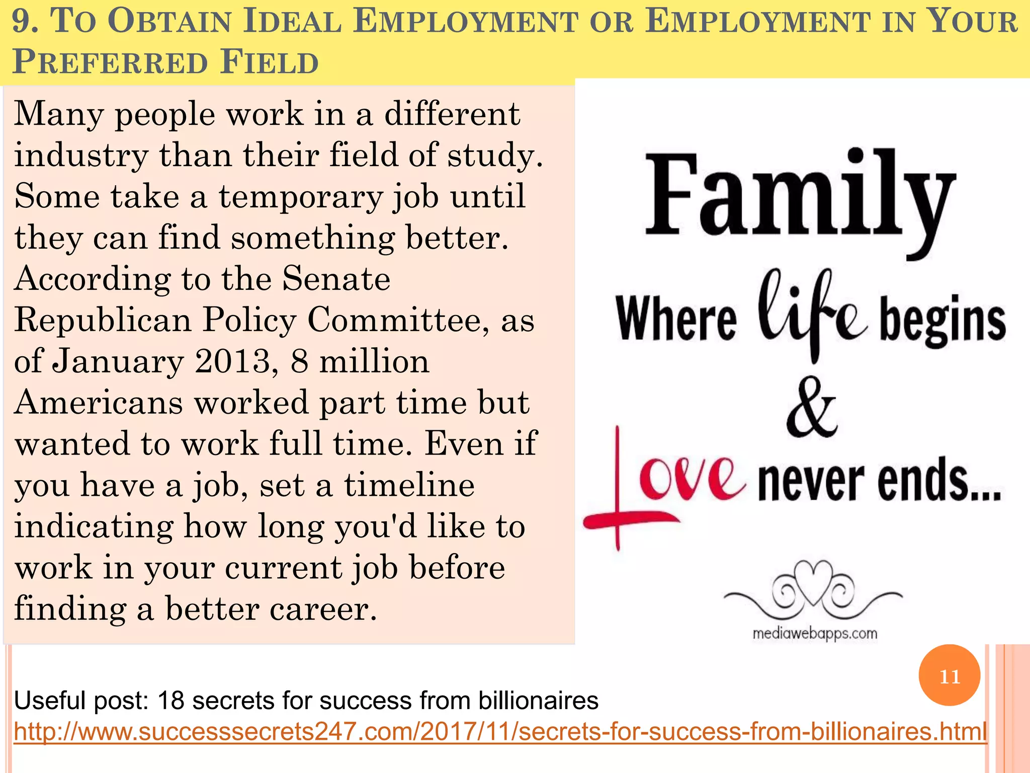 Top 10 career goals examples | PDF