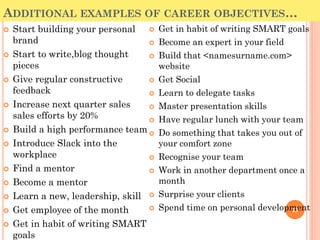 Top 10 career goals examples | PDF
