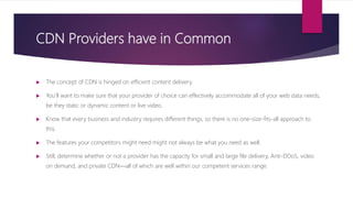 Top 10 cdn providers | PPTX