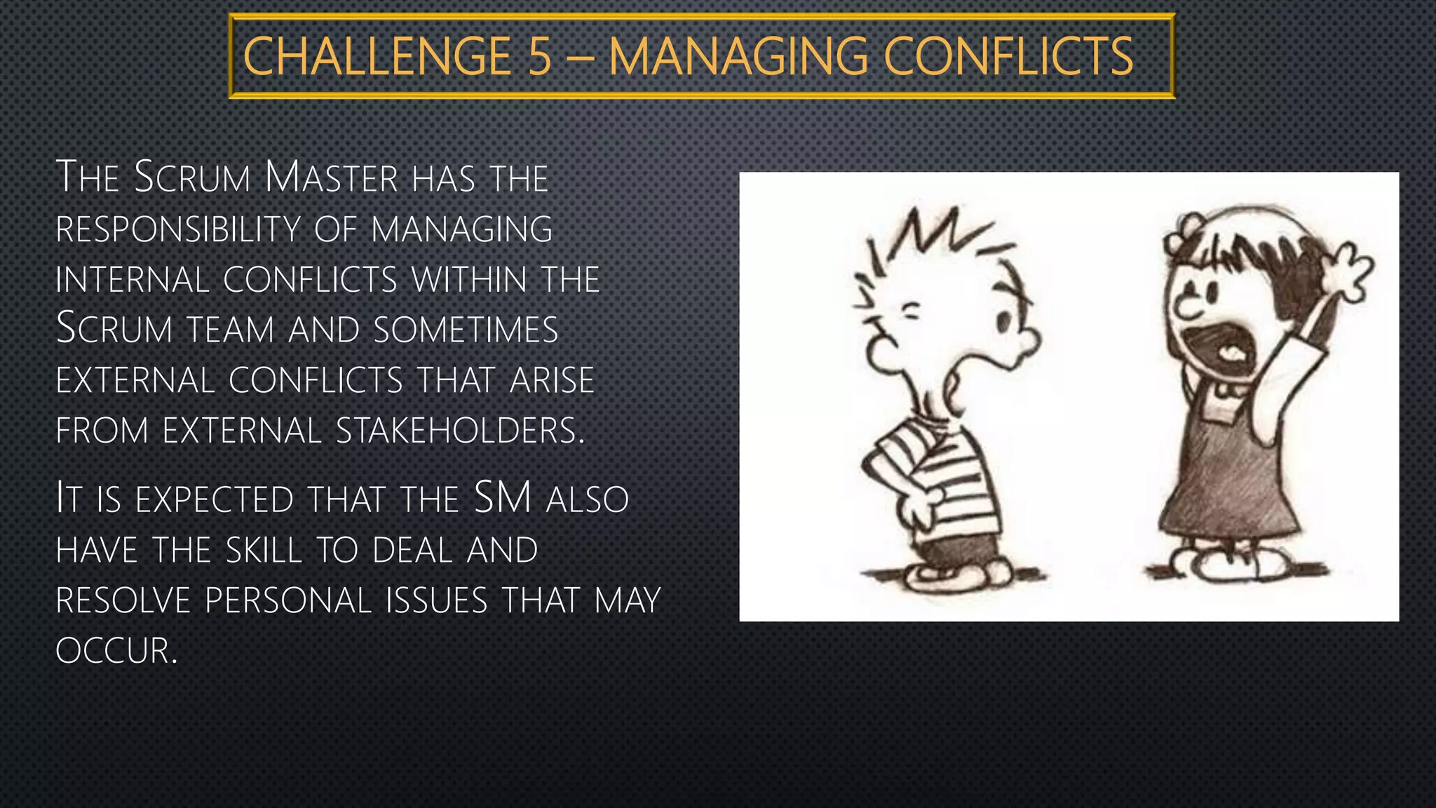 Top 10 challenges faced by the scrum master | PPTX