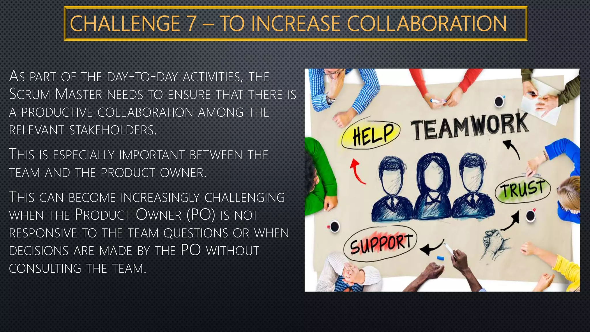 Top 10 challenges faced by the scrum master | PPTX