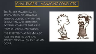 Top 10 challenges faced by the scrum master | PPTX