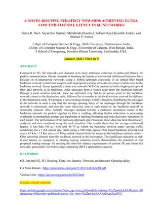 2021 - 2022 : Top 10 Read articles in Computer Networks and Communication | PDF