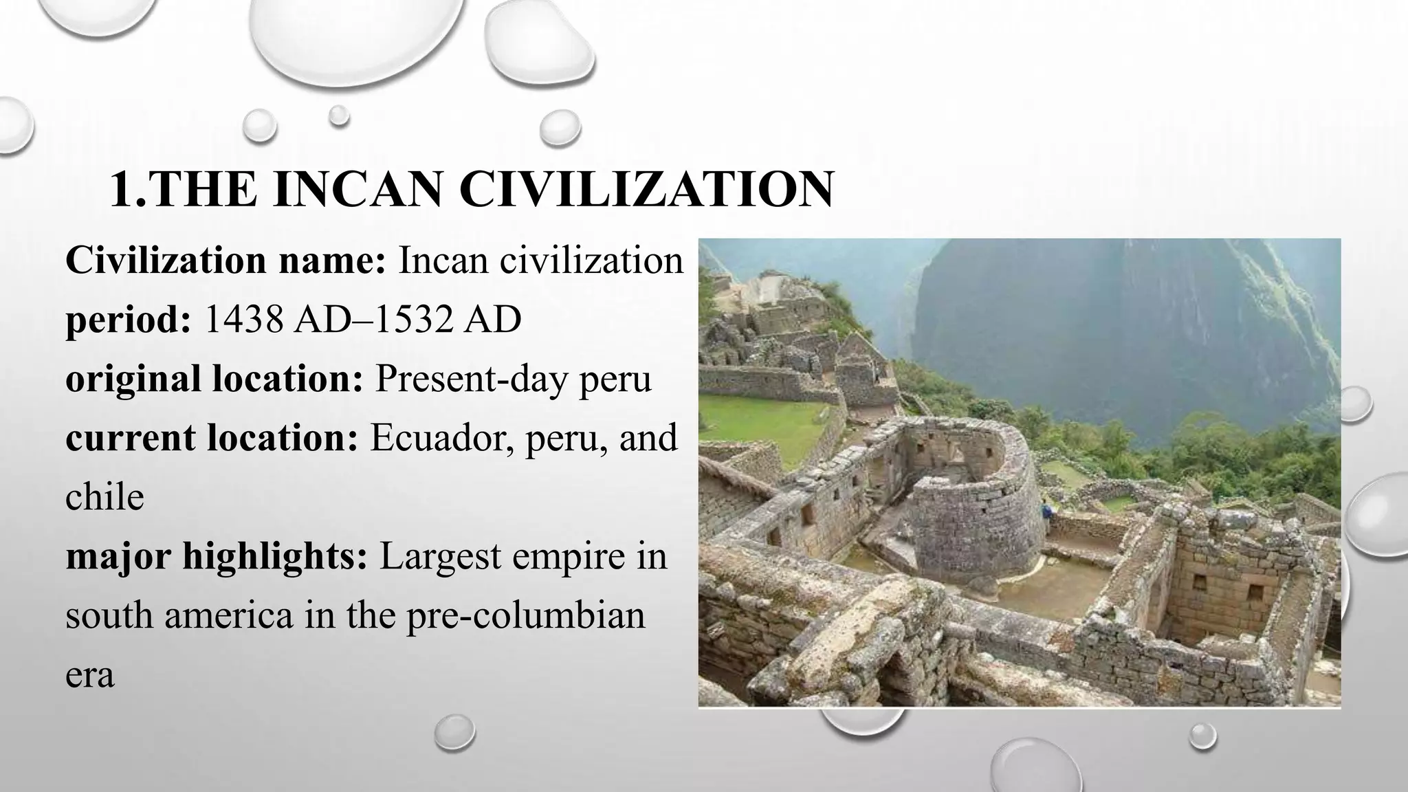 Top 10 civilization of the world | PPTX