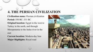 Top 10 civilization of the world | PPTX