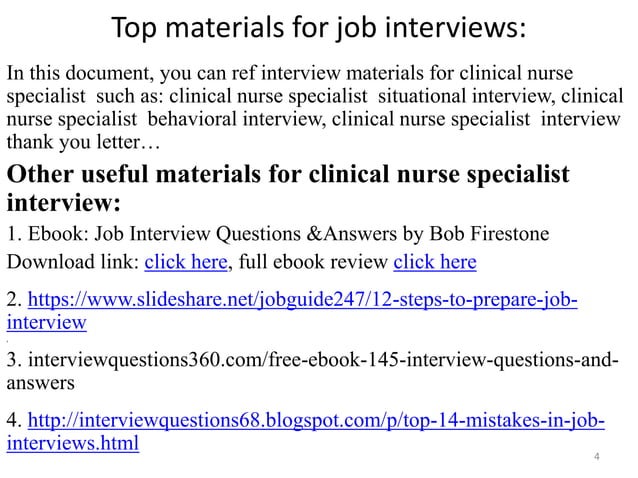 Top 52 Clinical Nurse Specialist Interview Questions And Answers Pdf top-52-clinical-nurse-specialist-interview-questions-and-answers-pdf
