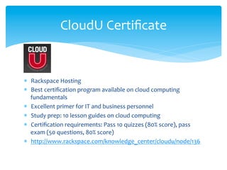 Top 10 Cloud Computing Certifications | PPT