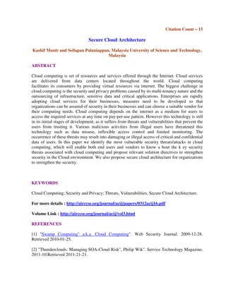 Top 10 cloud computing papers | PDF