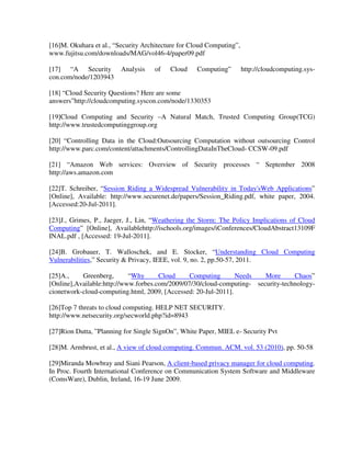 Top 10 cloud computing papers | PDF