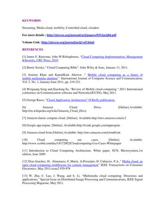 Top 10 cloud computing papers | PDF