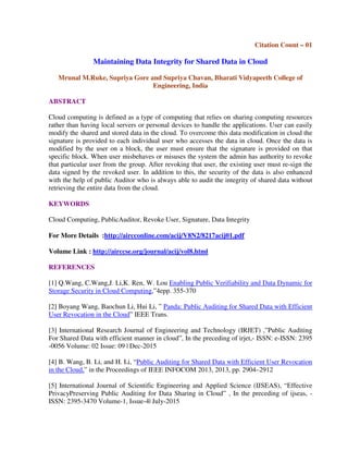 Top 10 cloud computing papers | PDF