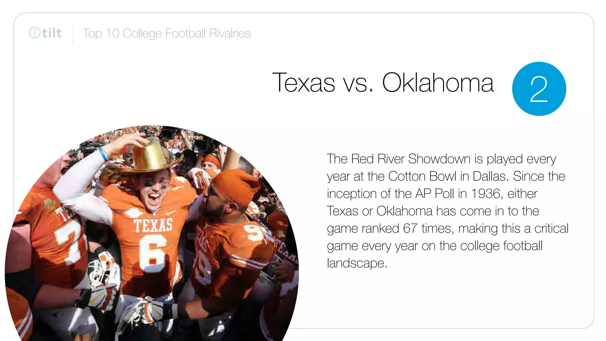 Top 10 college_football_rivalries | PPT