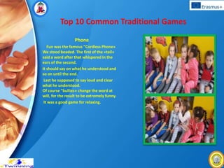 A9-Top 10 Common Traditional Games of Europe-Romania | PPTX