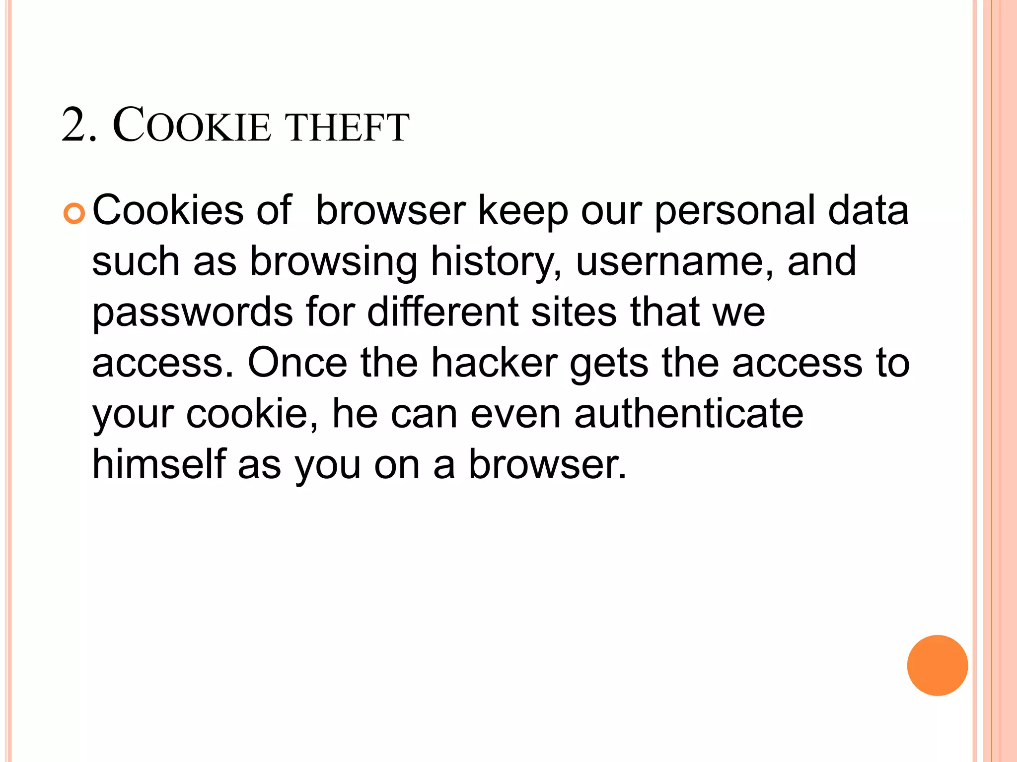 Top 10 common hacking techniques | PPTX