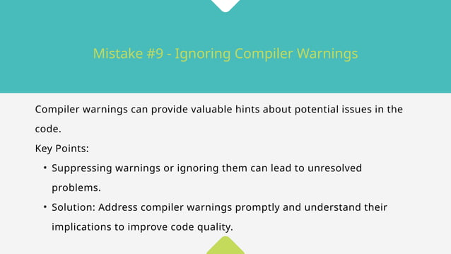 Top 10 Mistakes in Learning C Programming | PPT | Free Download