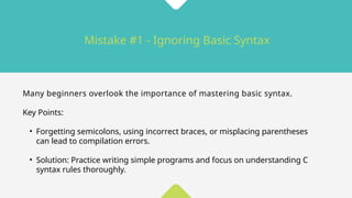 Top 10 Mistakes in Learning C Programming | PPT