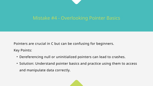 Top 10 Mistakes in Learning C Programming | PPT