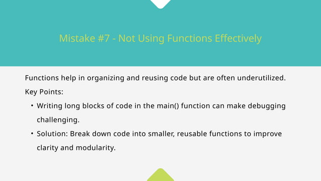 Top 10 Mistakes in Learning C Programming | PPT | Free Download