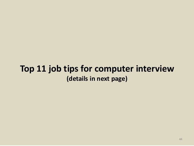 Top 36 Computer Interview Questions With Answers Pdf 7476