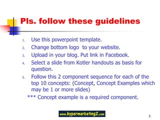 Top 10 concepts and examples downloadable template 2011 | PPTX