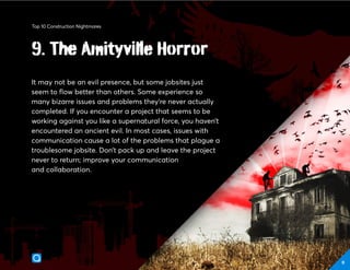 Top 10 Construction Nightmares | PDF | Sleep Disorders | Diseases and ...