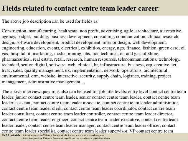 Top 10 Contact Centre Team Leader Interview Questions And Answers top-10-contact-centre-team-leader-interview-questions-and-answers