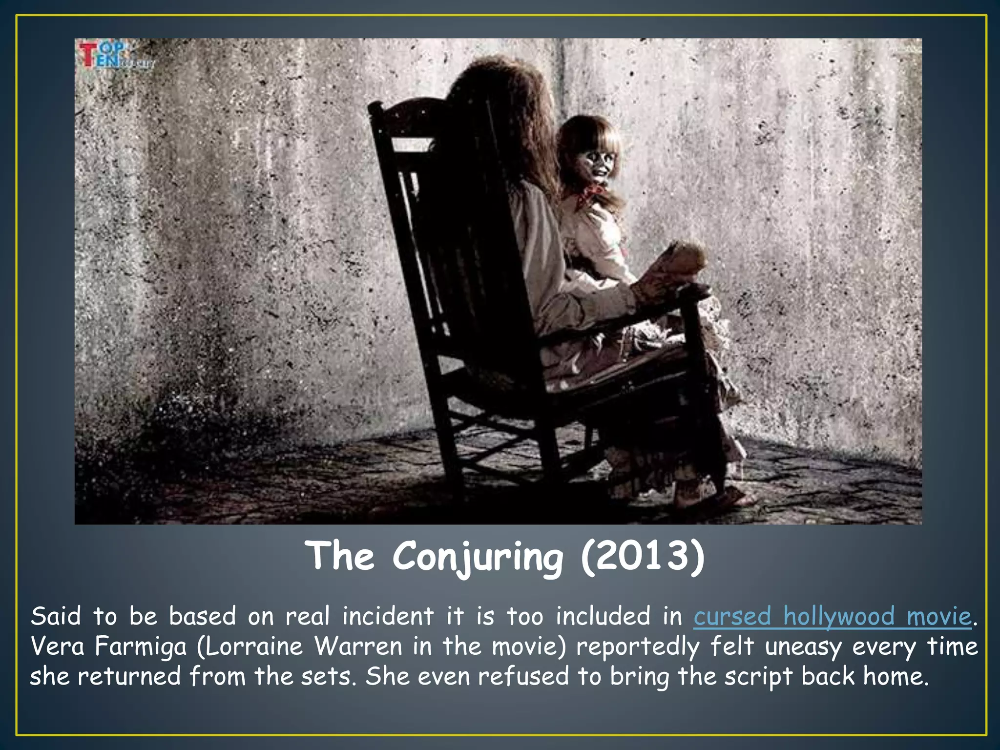 Top 10 cursed movie | PPT