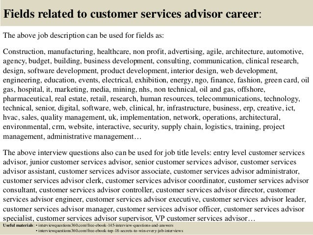 Top 10 Customer Services Advisor Interview Questions And Answers top-10-customer-services-advisor-interview-questions-and-answers