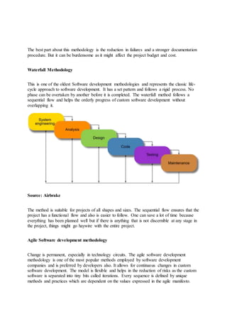 Top 10 custom software development methodologies | PDF