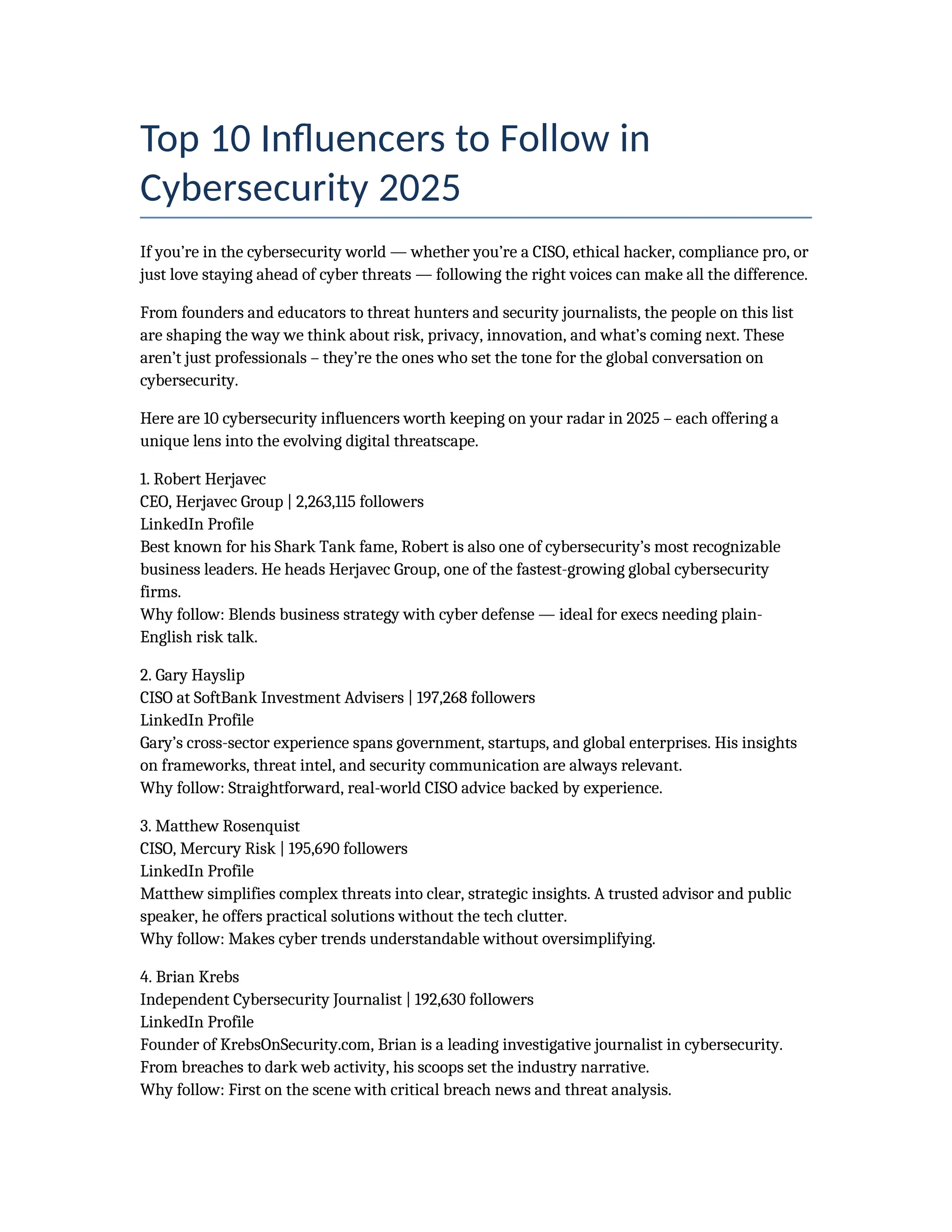 Top_10_Cybersecurity_Influencers_2025.docx