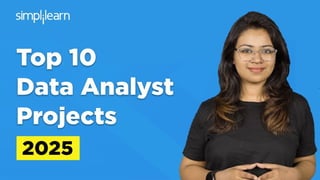 Top 10 Data Analyst Projects For 2025 | Data Analyst Projects | Data Analysis Projects ...