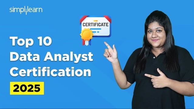 Top 10 Data Analyst Certification For 2025 | Best Data Analyst ...