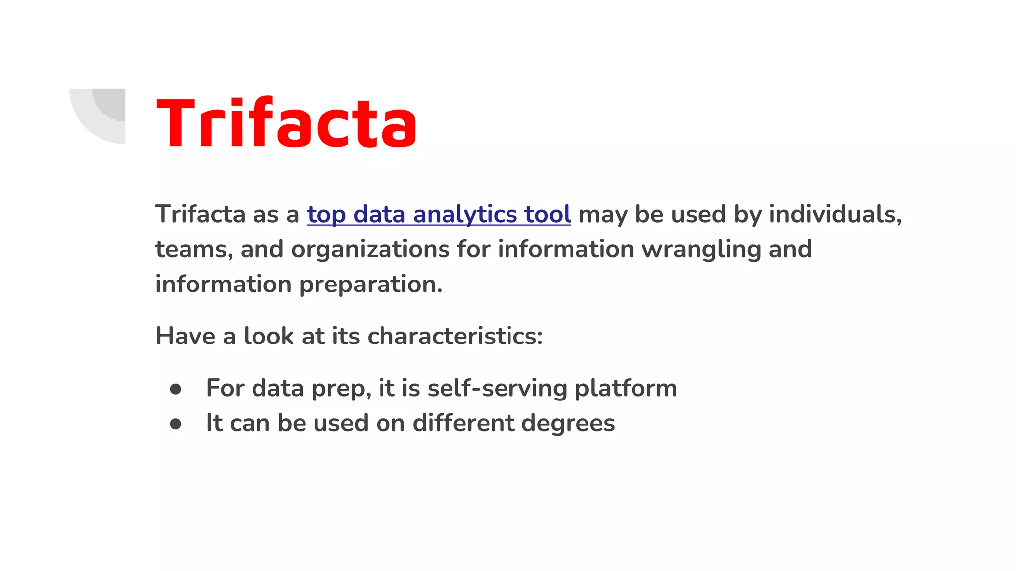 Top 10 Data analytics tools to look for in 2021 | PPTX