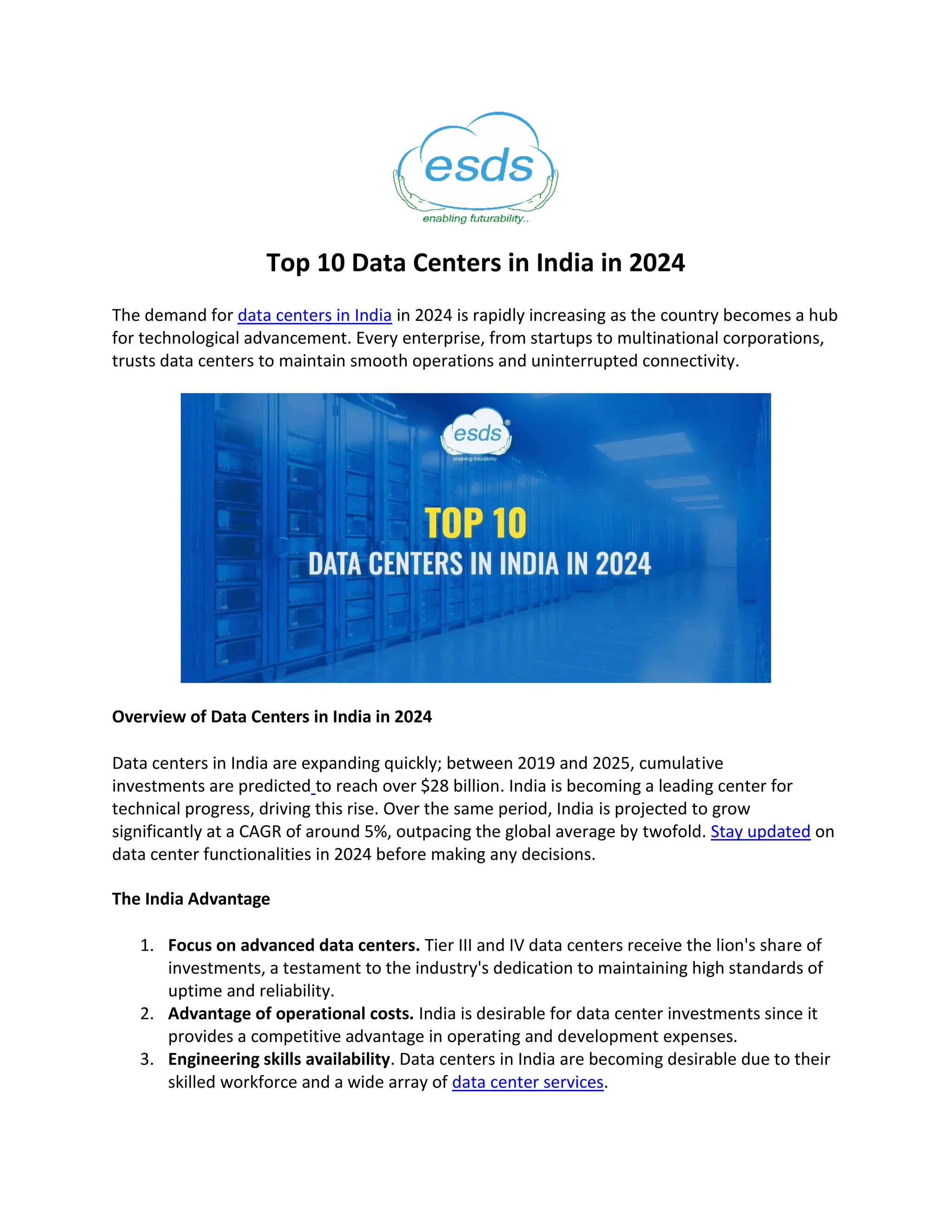 Top 10 Data Centers in India in 2024.pdf