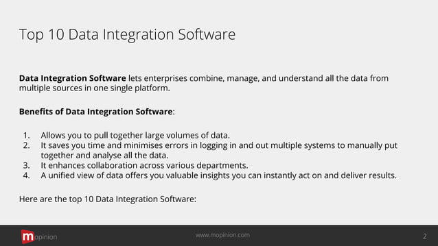 Top 10 Data Integration Software | PDF | Shareware and Freeware ...