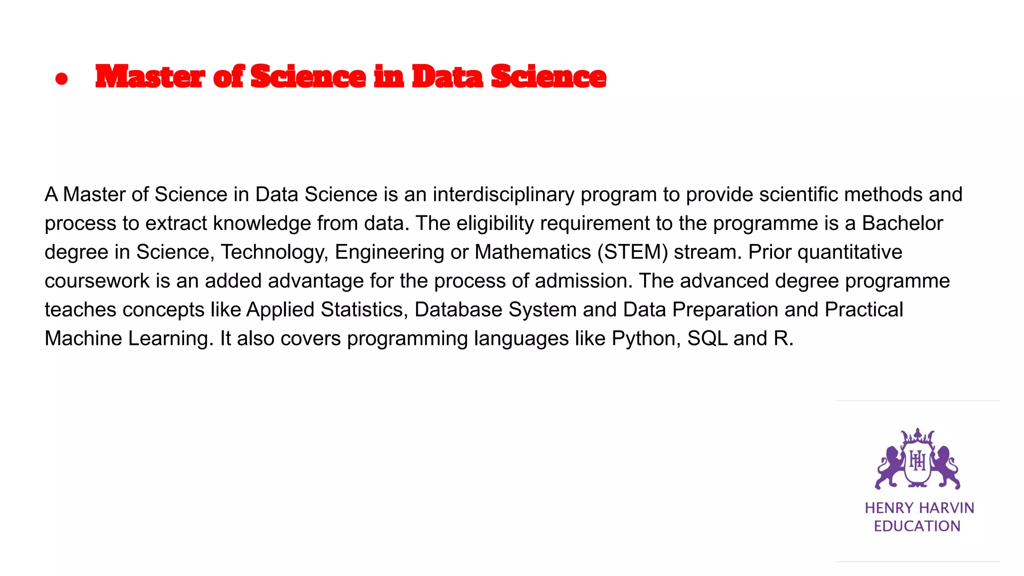 Top 10 data science courses in india | PPT