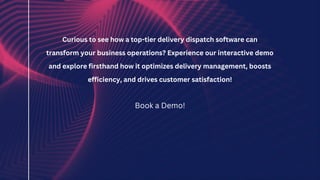 Top 10 Delivery Dispatch Software - AllRide Apps | PDF