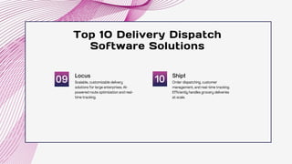 Top 10 Delivery Dispatch Software - AllRide Apps | PDF